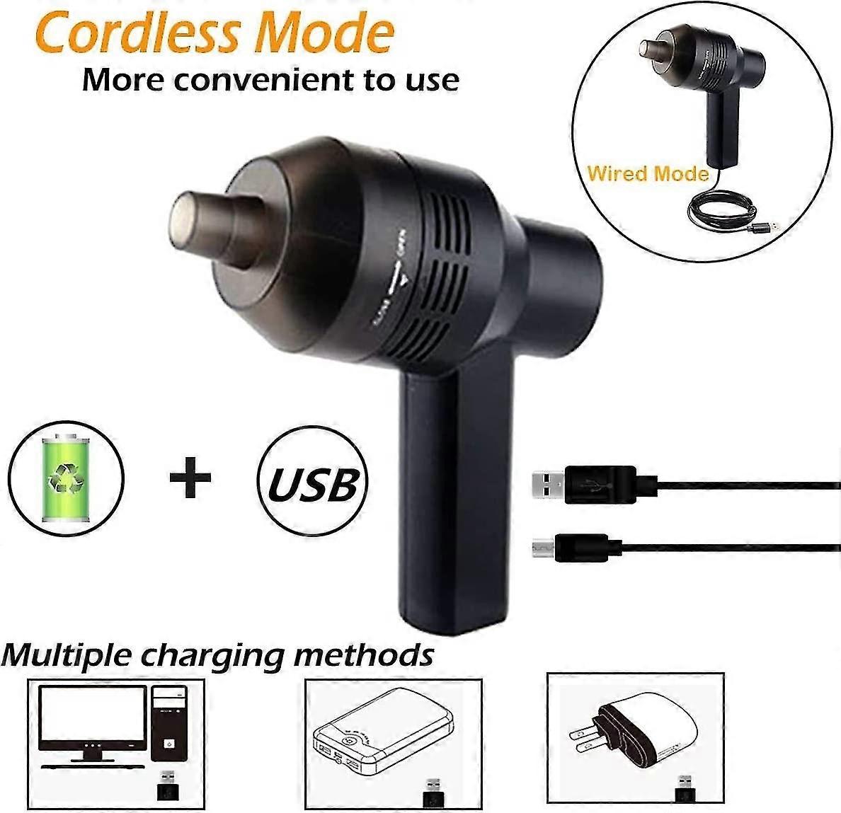 Computer Vacuum Cleaner Keyboard Cleaner Powerful Rechargeable Mini ...