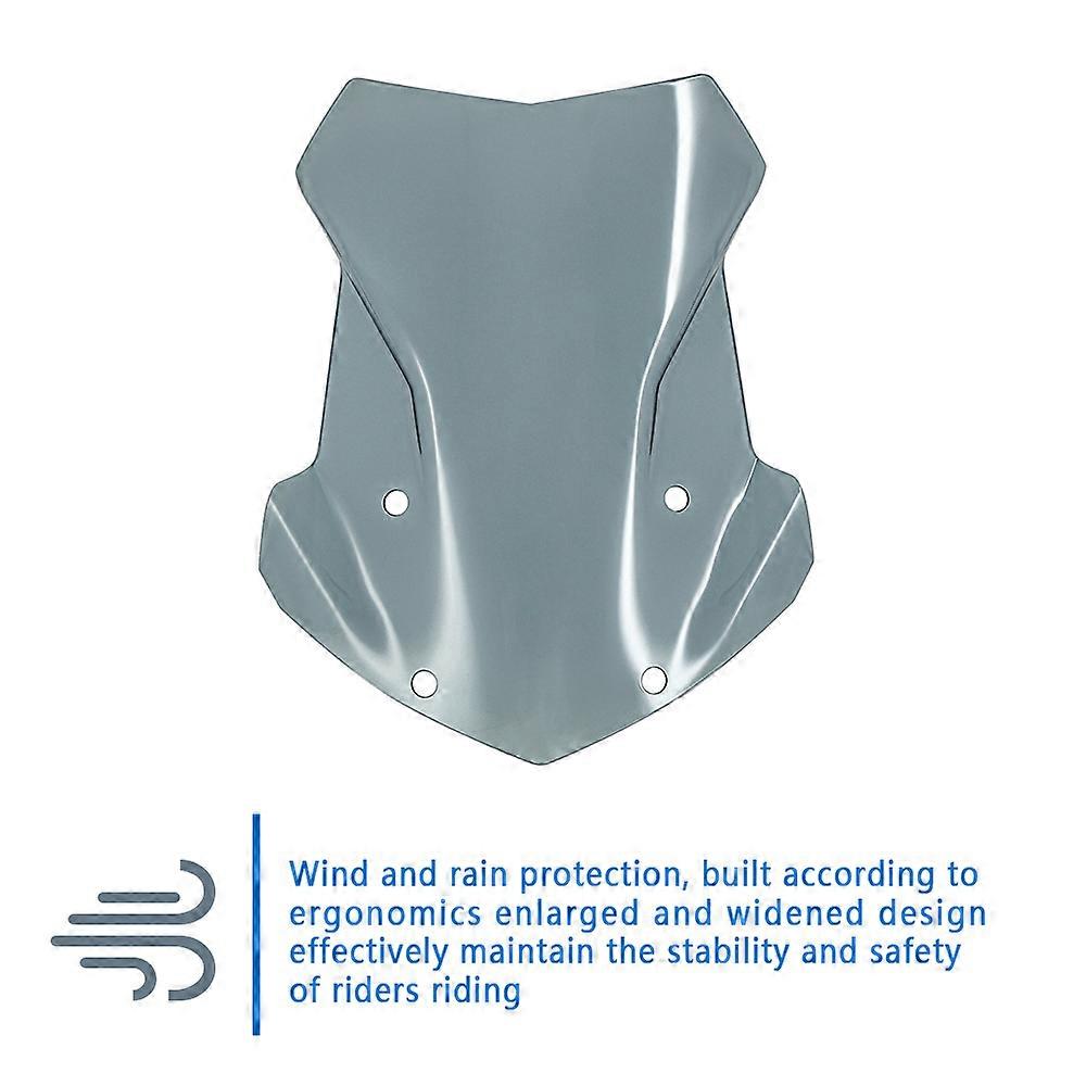 Motorcycle Windshield Windscreen Screen Deflector Spoiler Protector For ...