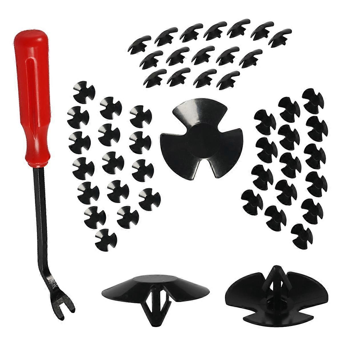 50Pcs Hood Insulation Retainer Clips with Fastener Remover for Grand ...