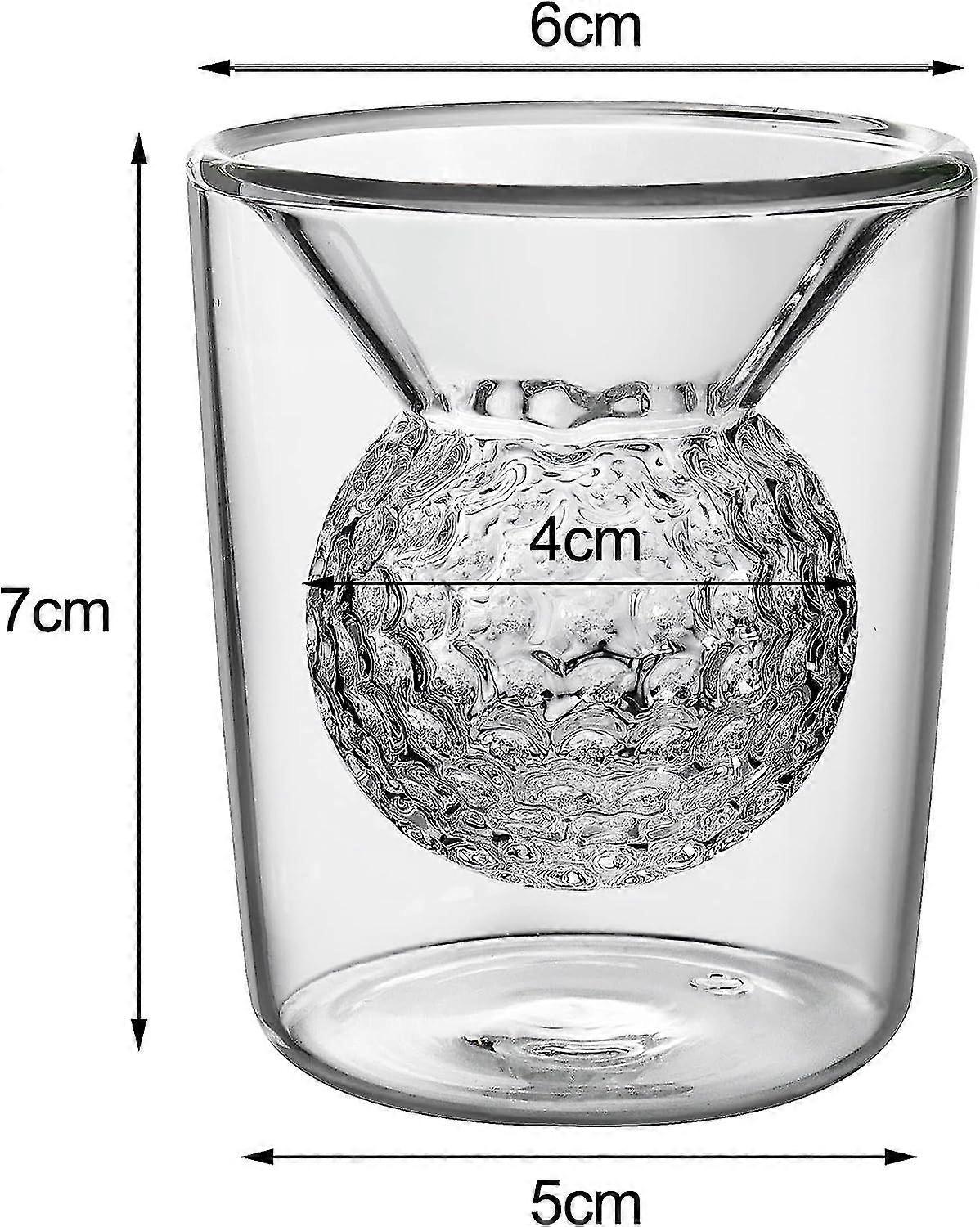 Whisky Glasses 50ml, Crystal Glass Whiskey Tumblers Double Rum Glasses ...