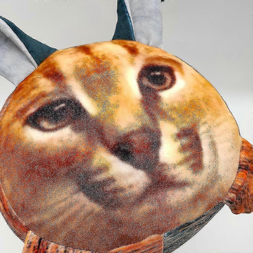 22cm Big Floppa Plush Doll Pillow 3d Print Cat Face Plush Toy Soft ...