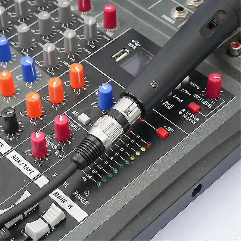 3 Pin Microphone Cable 6.35mm Jack Copper Speaker Mic Size 1/4 Inch Xlr ...