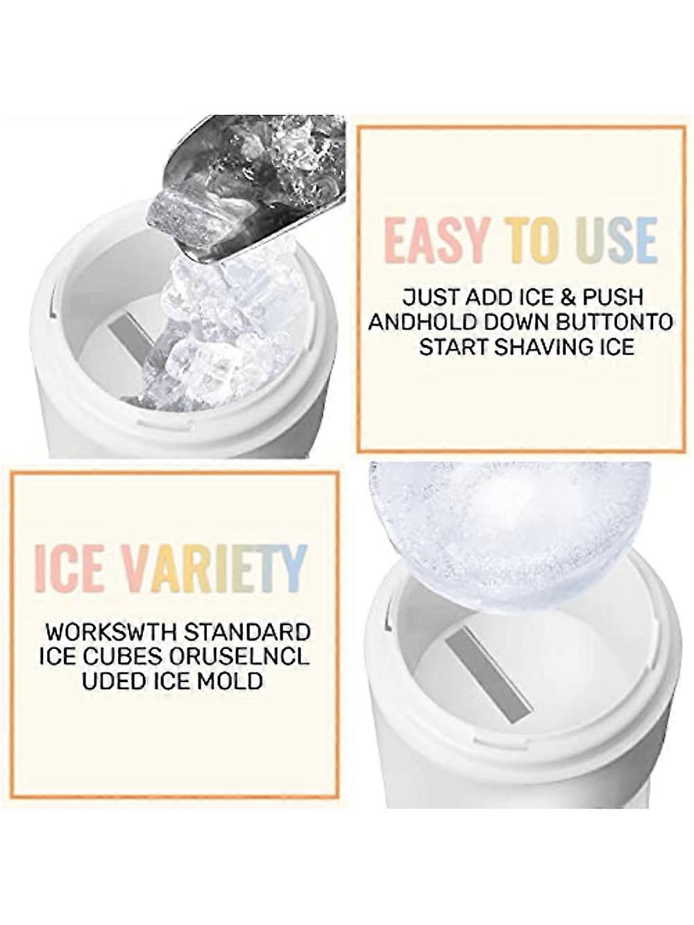 Shaved Ice Machines And Snow Cone Machine Set With Portable Ice Crusher ...
