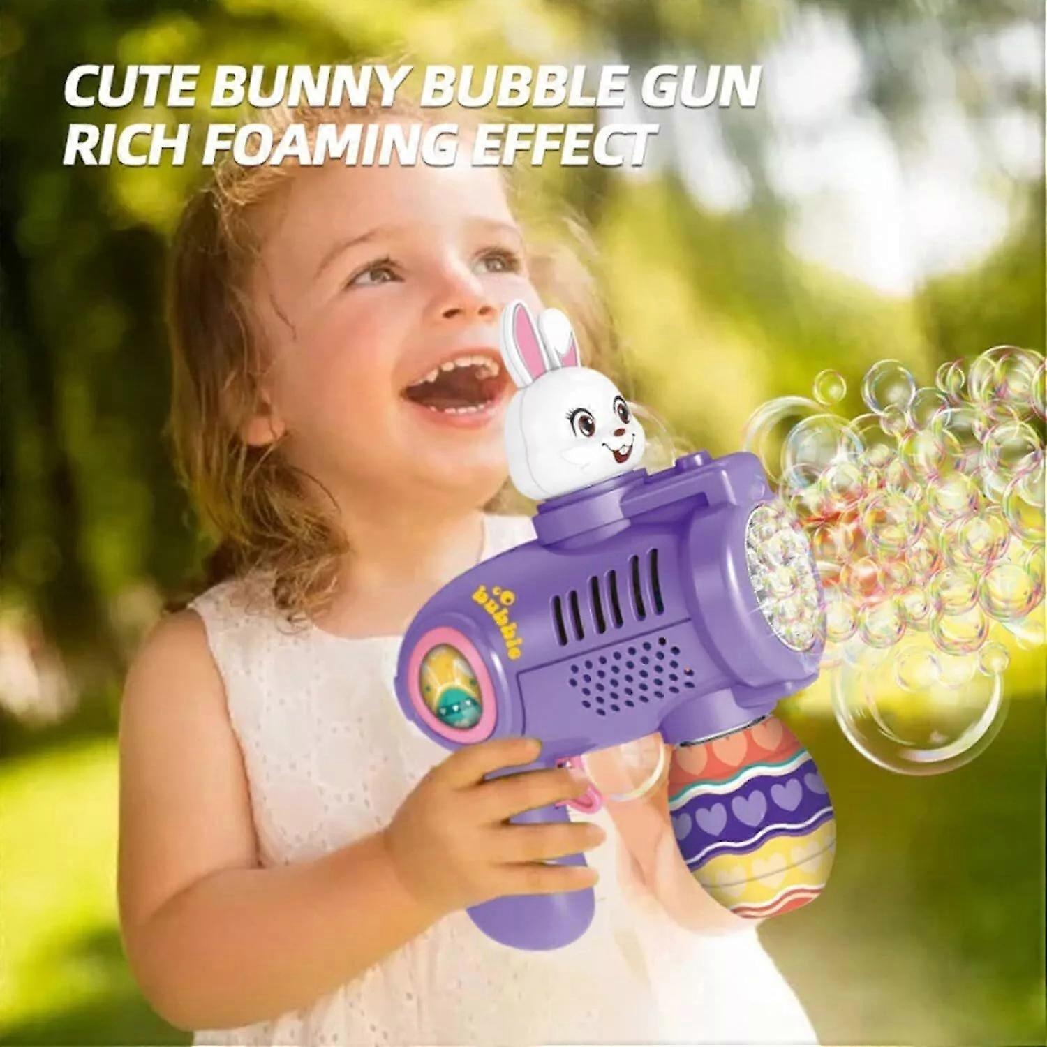 Easter Bunny Bubble Gun, Bunny Bubble Machine Portable Bubble Blower ...