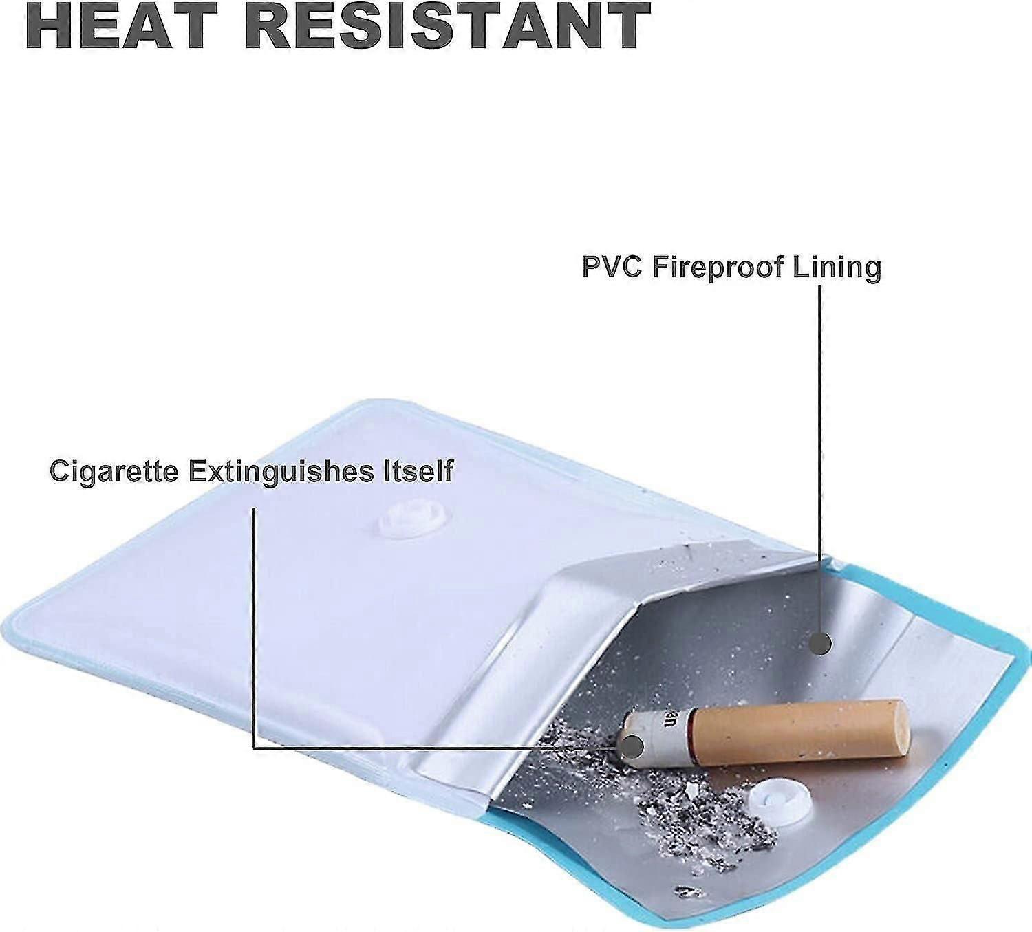 Pocket Ashtray 6 Pack - Portable Odorless Smokers Ashtray Pouch for ...