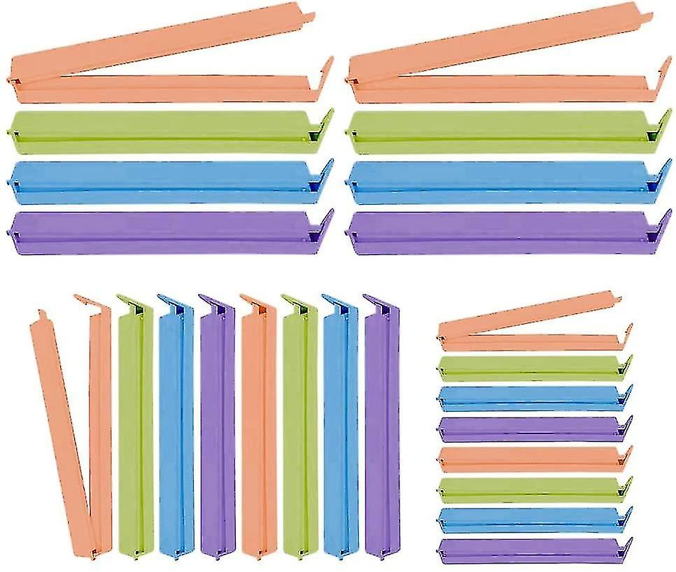 24 Pieces Sealing Clips Food, Kitchen Closing Clip, Bag Clips, Plastic ...