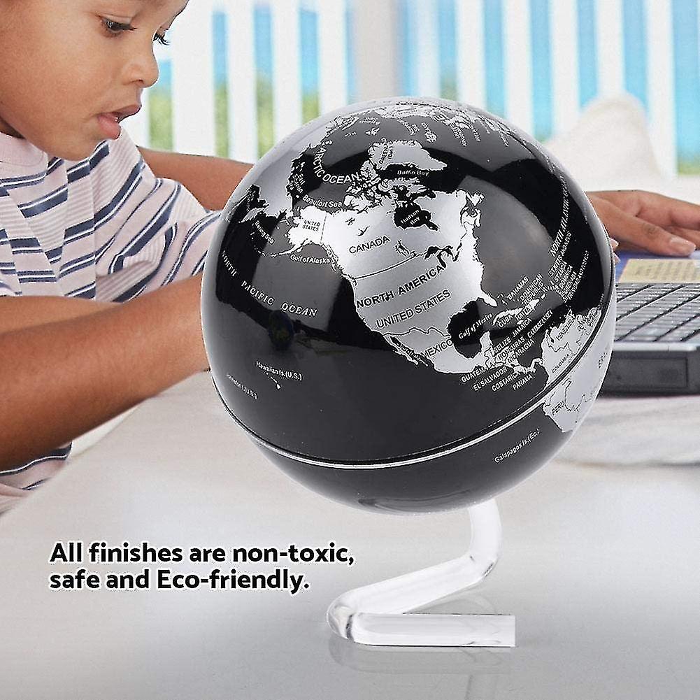 Earth Globe, Unique Rotating World Globe With Transparent Stand ...