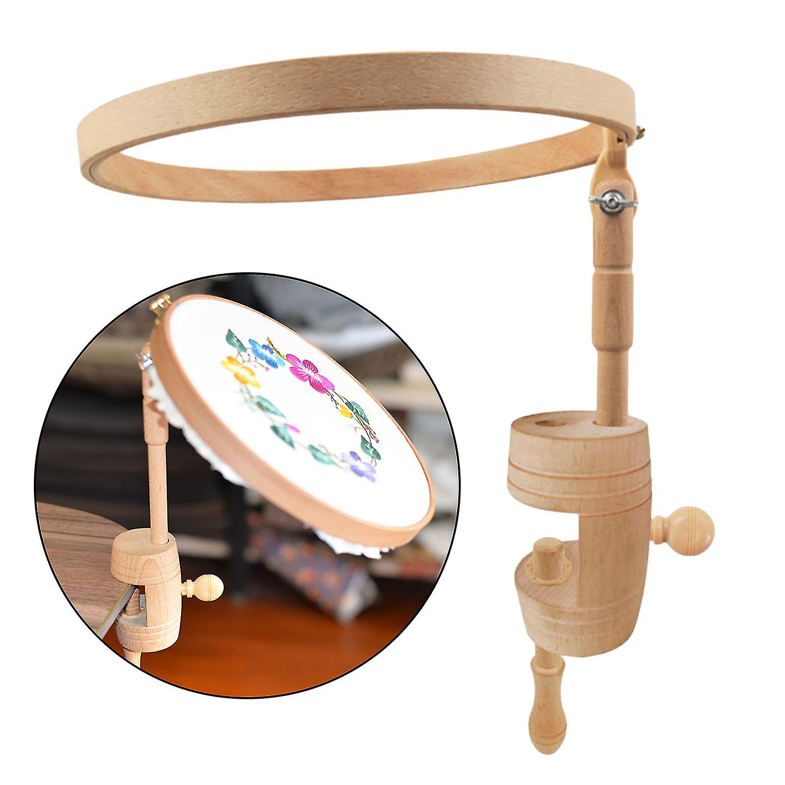 Cross Stitch Table Stand Rack Adjustable Embroidery Hoop Holder Frame ...