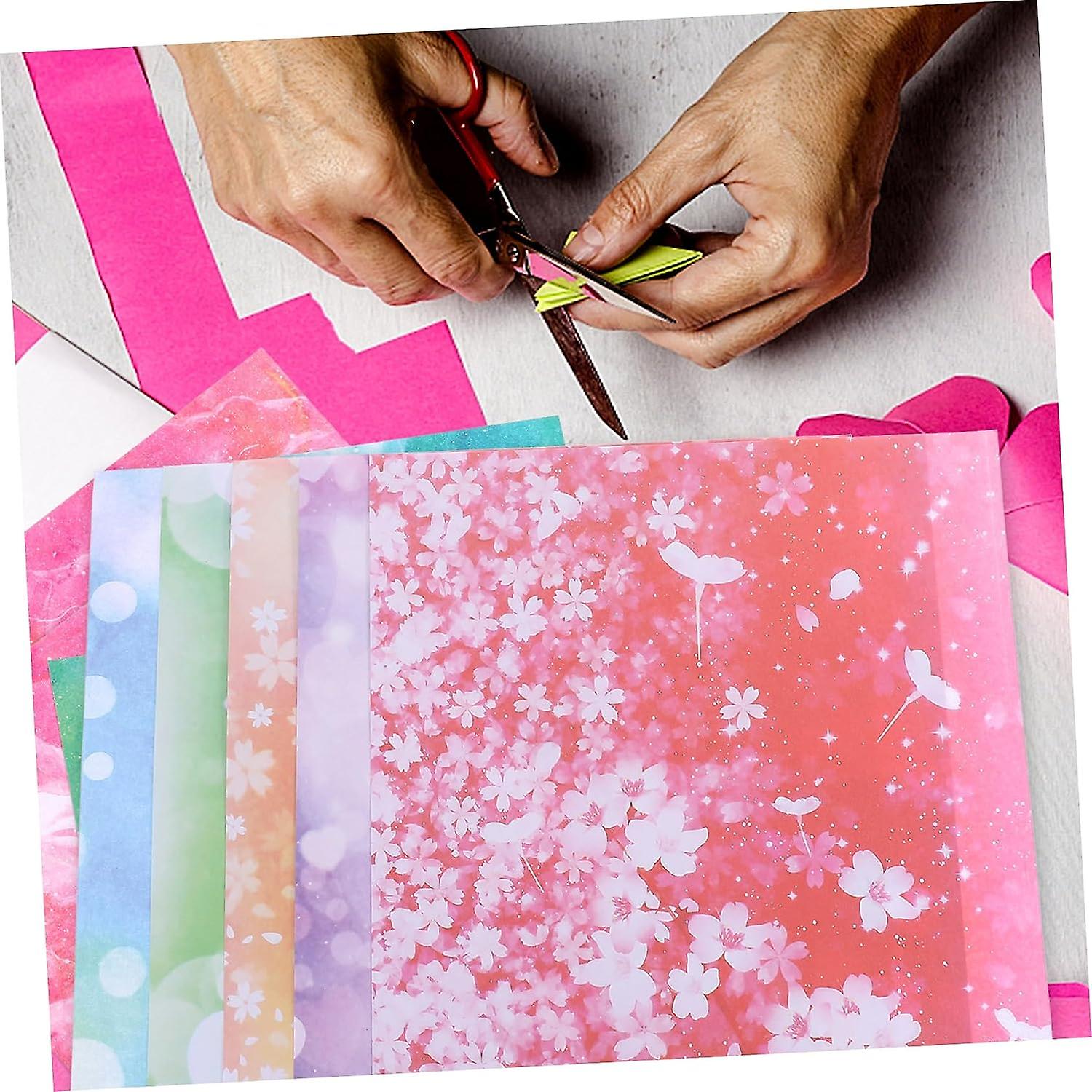 50 Sheets Origami Paper Cartoons Diy Paper Craft Making Paper Folding ...