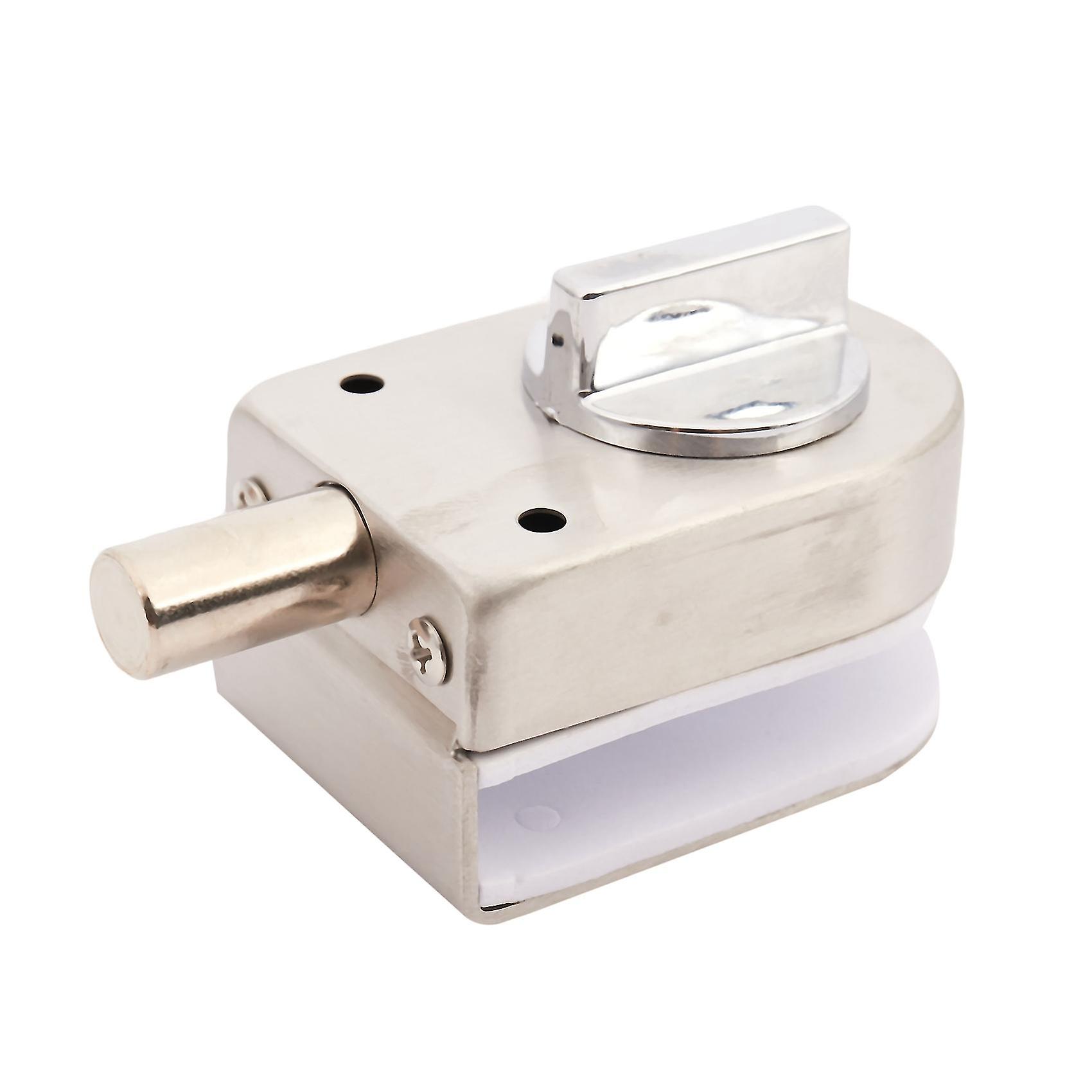 Glass Sliding Door Latch Lock Non-apertured Stainless Steel Glass Door ...