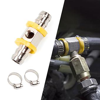 1 Set 3/8 1/2 Sensor Connector Fuel Line Fuel Pressure T-fitting ...