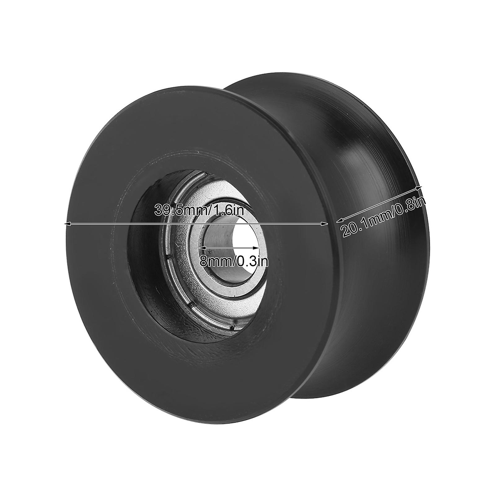 Nikou U-type Pulleys - 4Pcs 0840UU U-Groove Pulley Roller Guide Wheel U ...