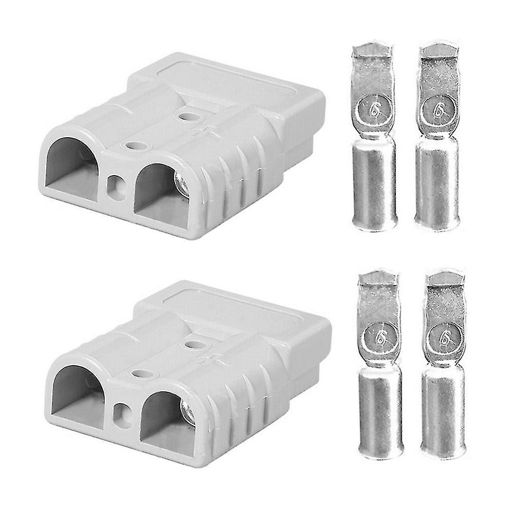 10pcs For Anderson Style Plug Connectors Dc Power Tool 50a 12-24v 6awg ...