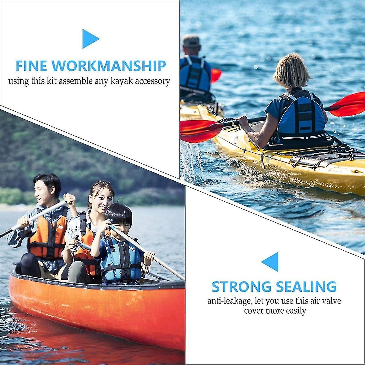 4pcs Inflatable Raft Valves Lids Cap Dinghy Valves Plug Boat ...