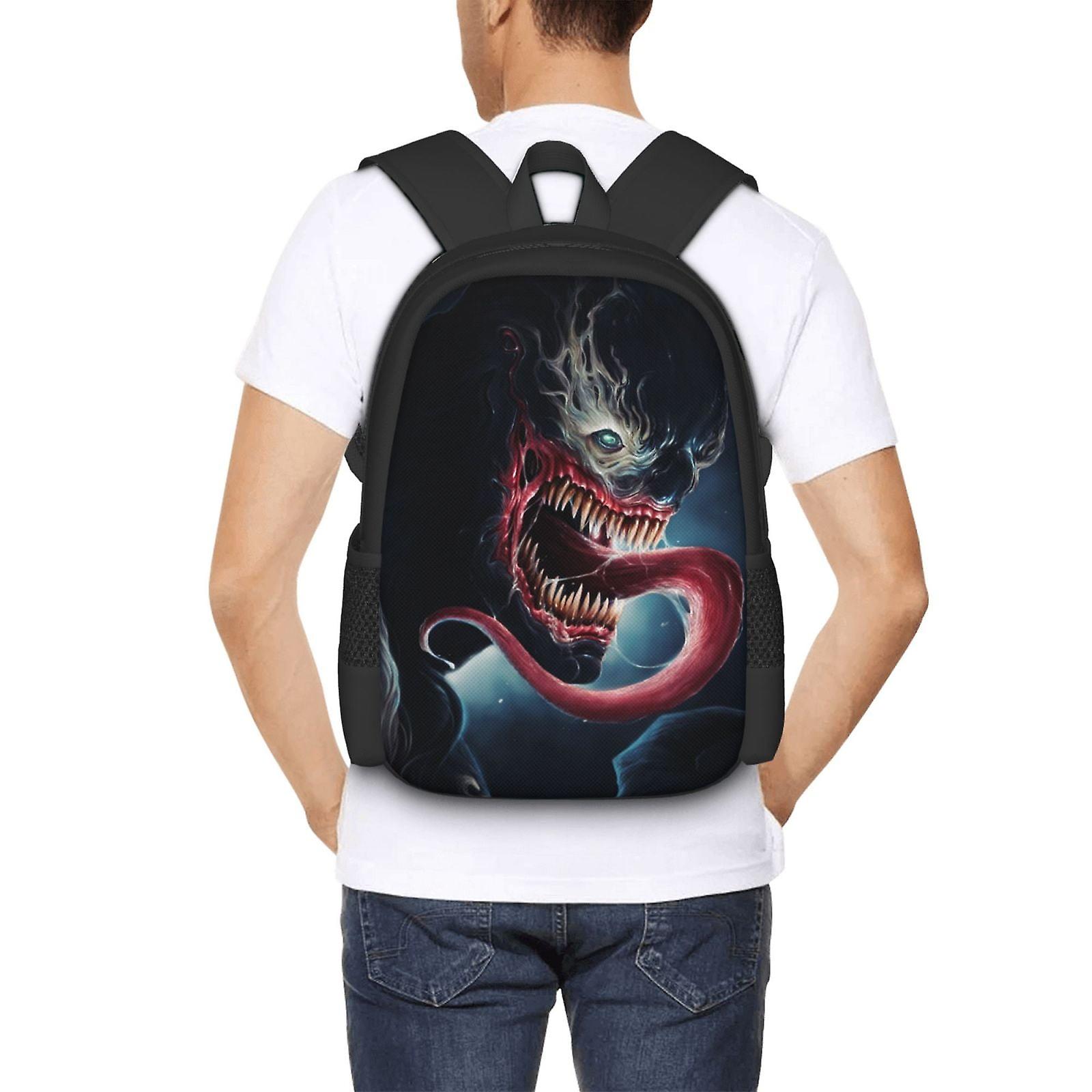 Venom Backpack,3d Print Laptop Backpack Lightweight Casual Daypack ...