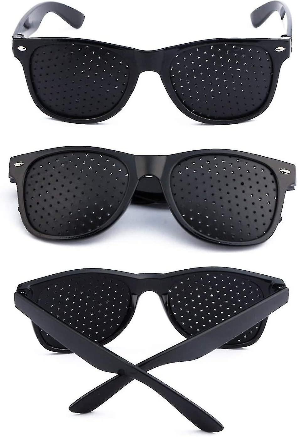 Pinhole Glasses Black Hole Glasses Mesh Glasses With Foldable Temples ...