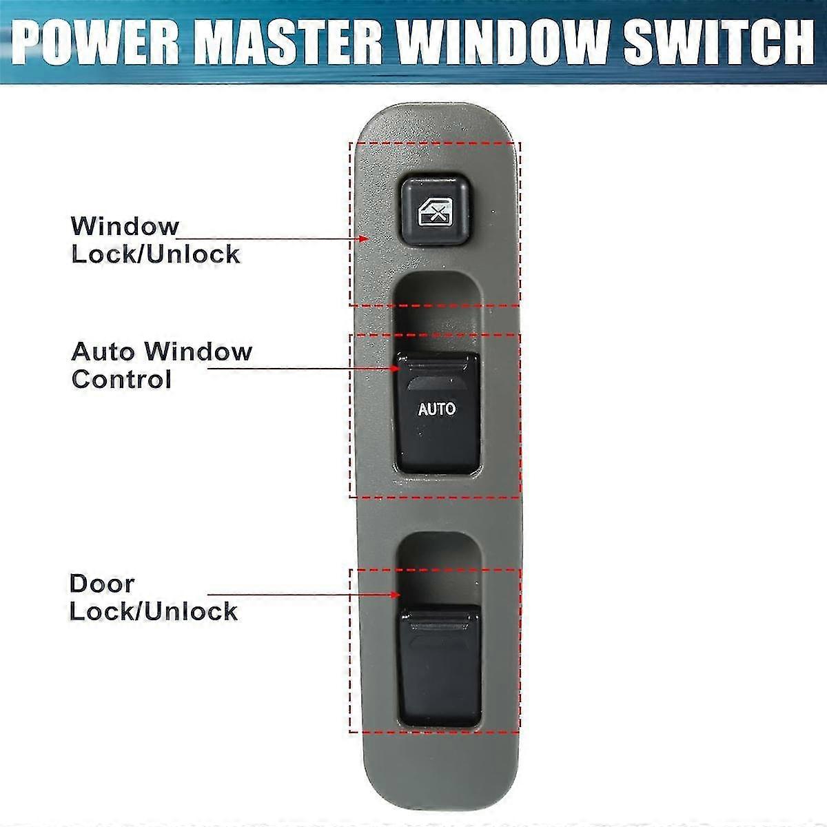 Car Front Left Driver Side Master Power Window Control Switch For ...