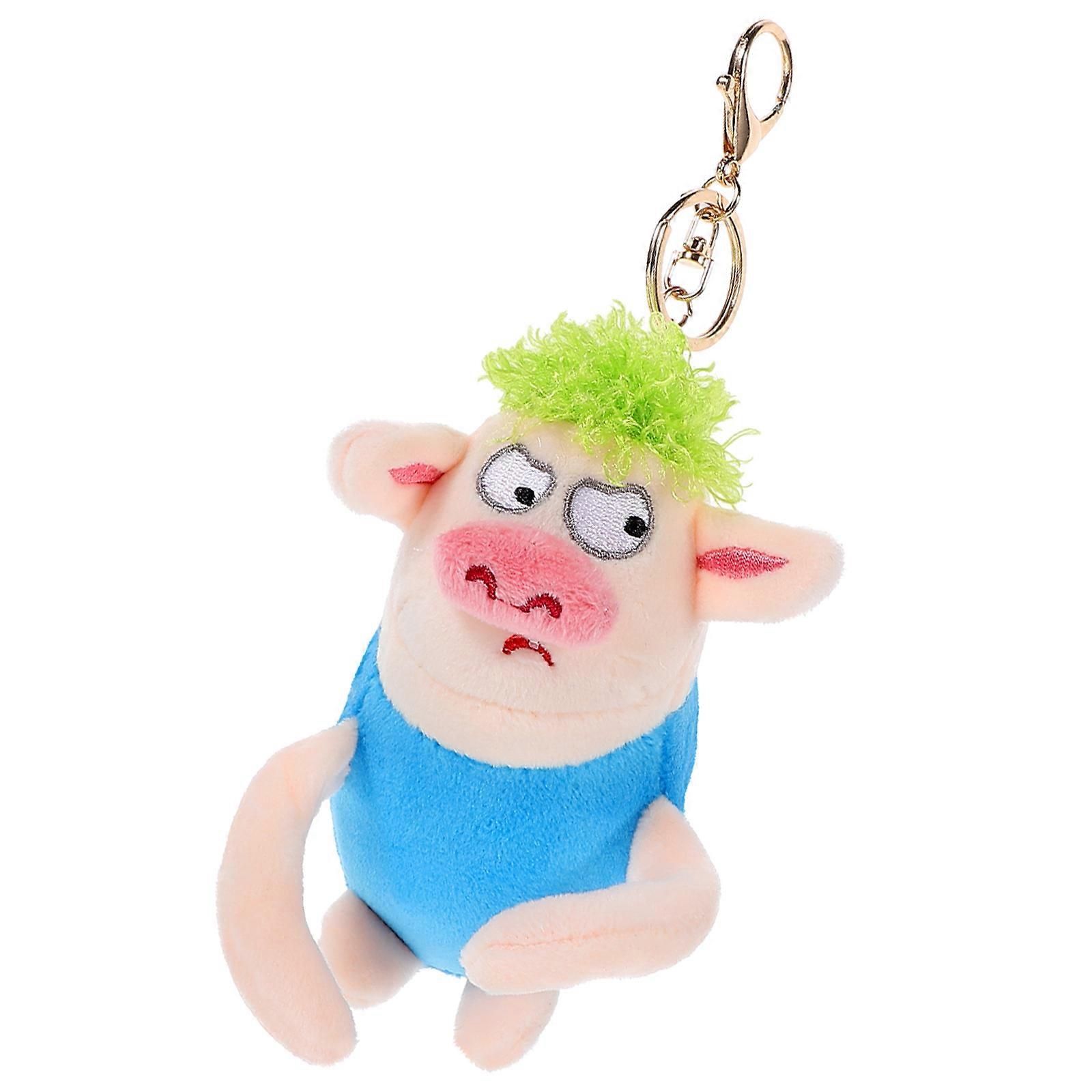 Plush Key Chain Pig Keyring Cartoon Keychain Pendant Adorable Keychain ...