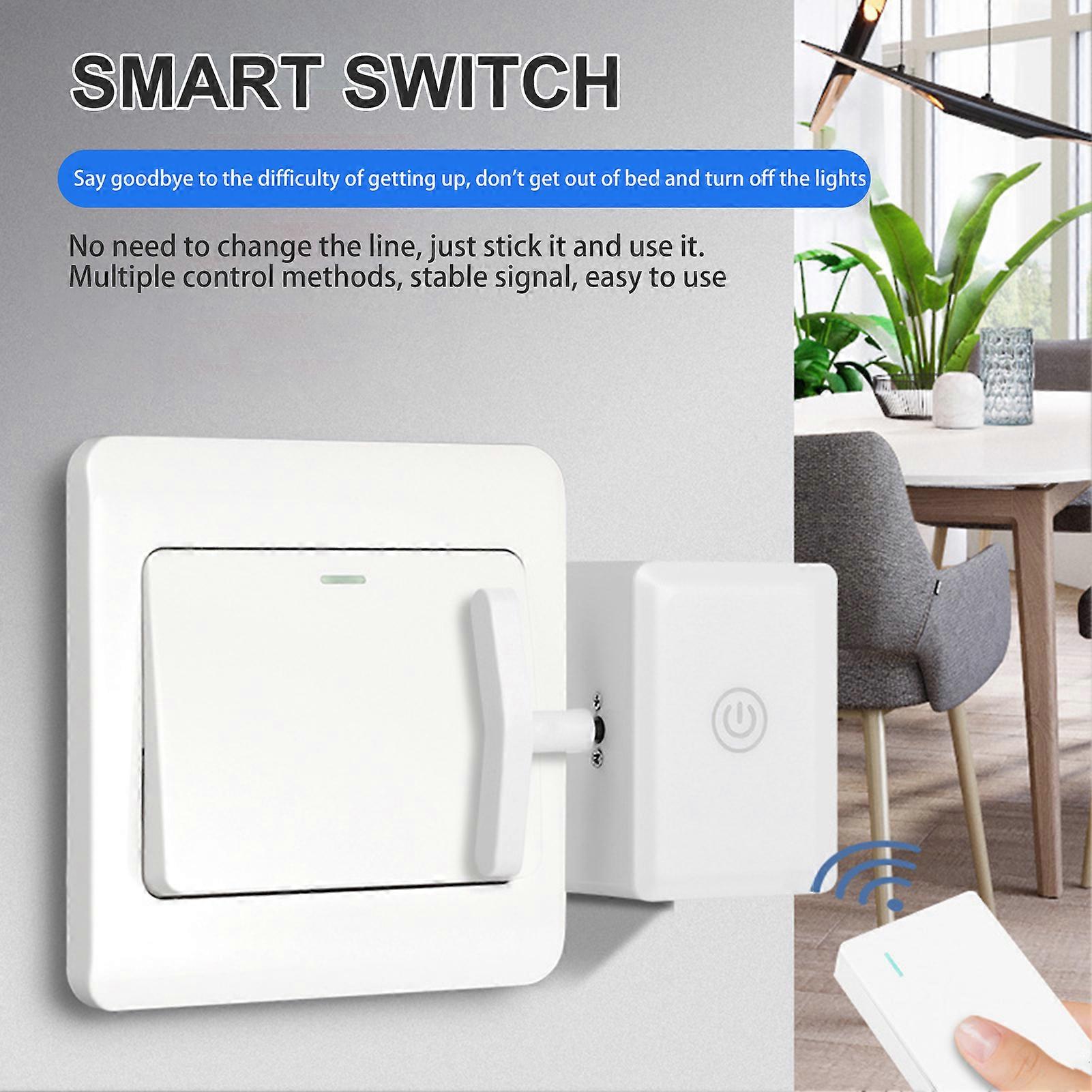 Remote Control Wireless Light Switch No Wiring Needed Effortless Setup ...