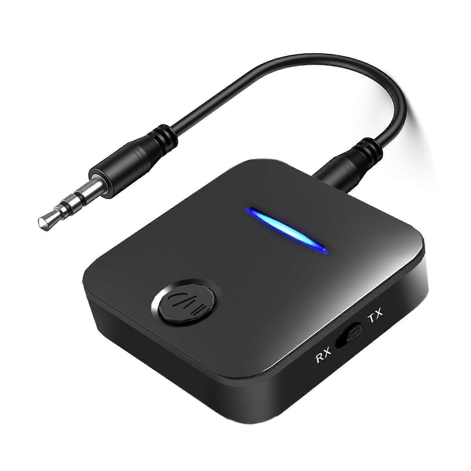 Bluetooth 5.0 Transmitter And Receiver 2-In-1 3.5Mm Wireless Audio ...