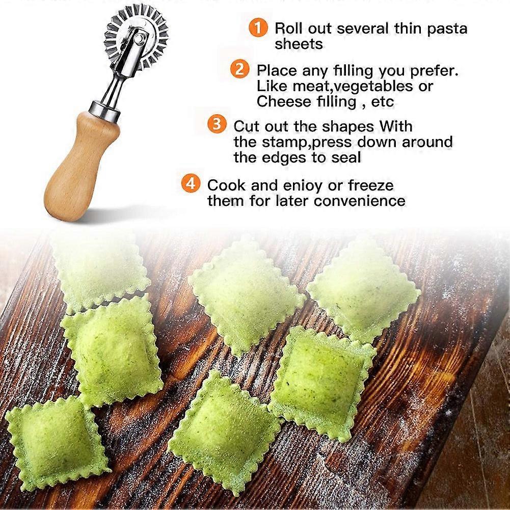 Pastry Cutter - Pasta Cutter - Ravioli Crimper Cutter Dough Cutter for ...