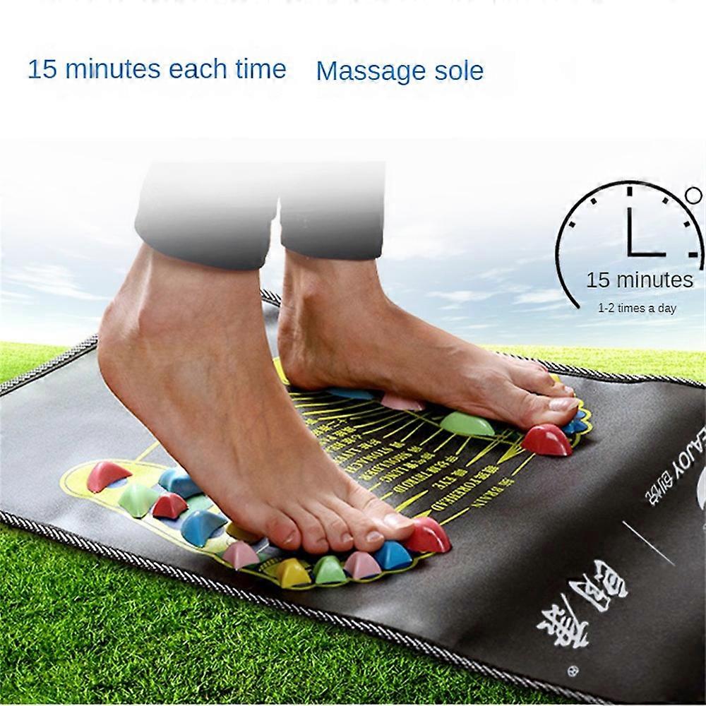 Feet Massage Pad Feet Reflexology Walk Massage Stone Feet Pain Relieve ...