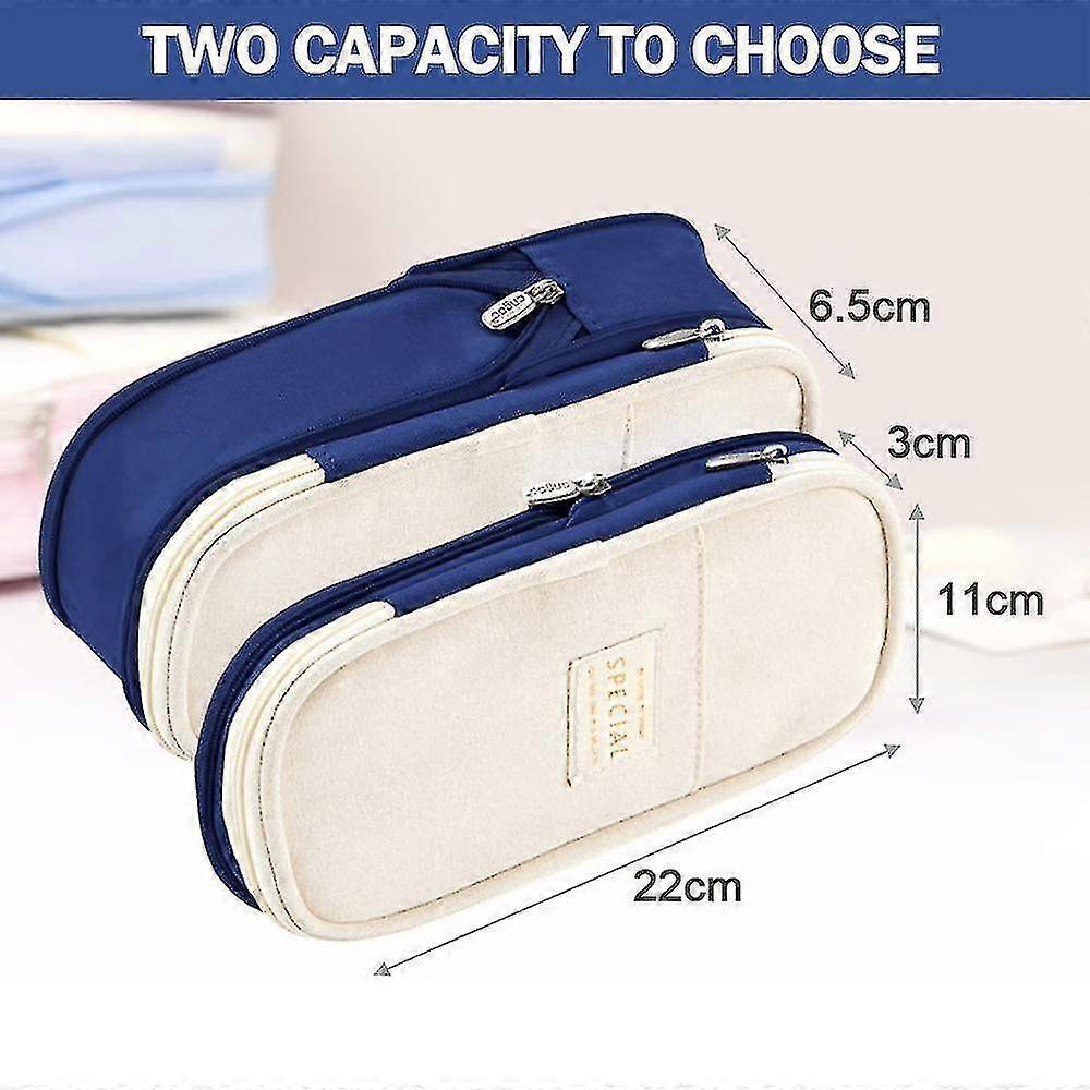 Large Pencil Case Pencil Pouch Can Expand Pencil Bag Large Storage ...