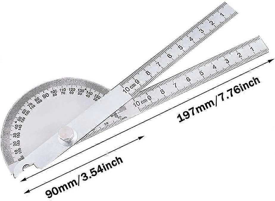 Angle Protractor, Adjustable Angle Ruler, Angle Protractor, Stainless ...