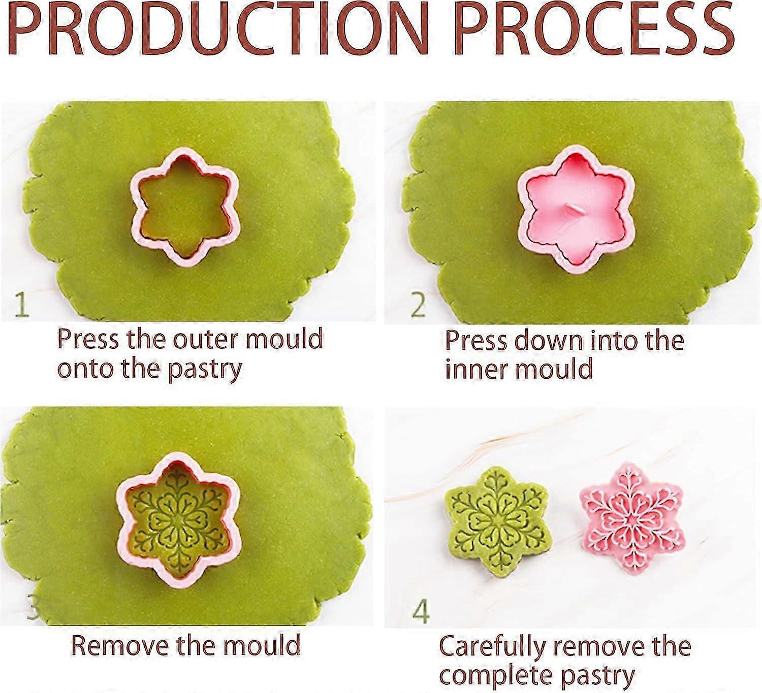 Pieces Christmas Cookie Cutters, Cookie Cutters, Cookies, Cookies ...