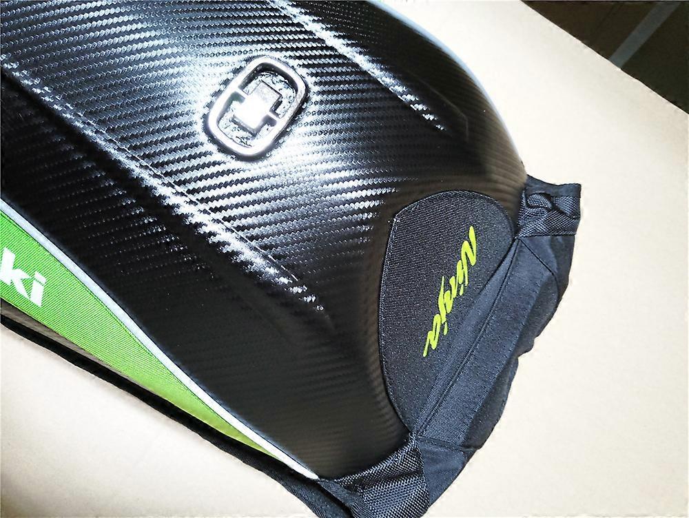 For Kawasaki Motorcycle Hard shell backpacks Motocross carbon fiber ...