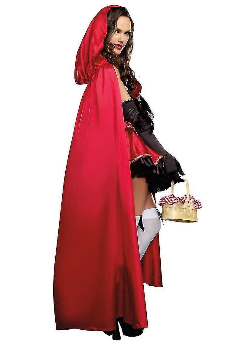 Halloween Costumes For Adult Women Little Red Riding Hood Costume Fancy Dress Carnival Party ...