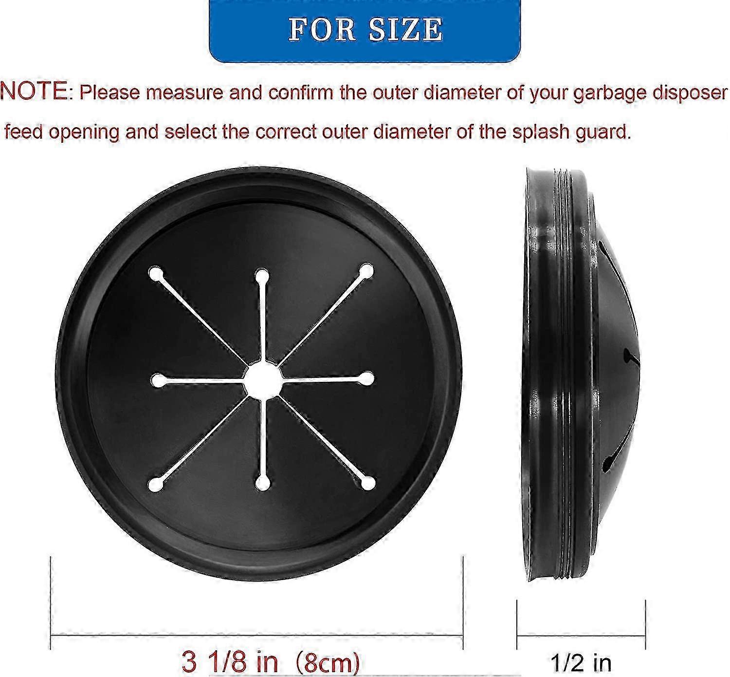 Garbage Disposal Splash Guard Collar Sink Baffle, Food Waste Disposer ...