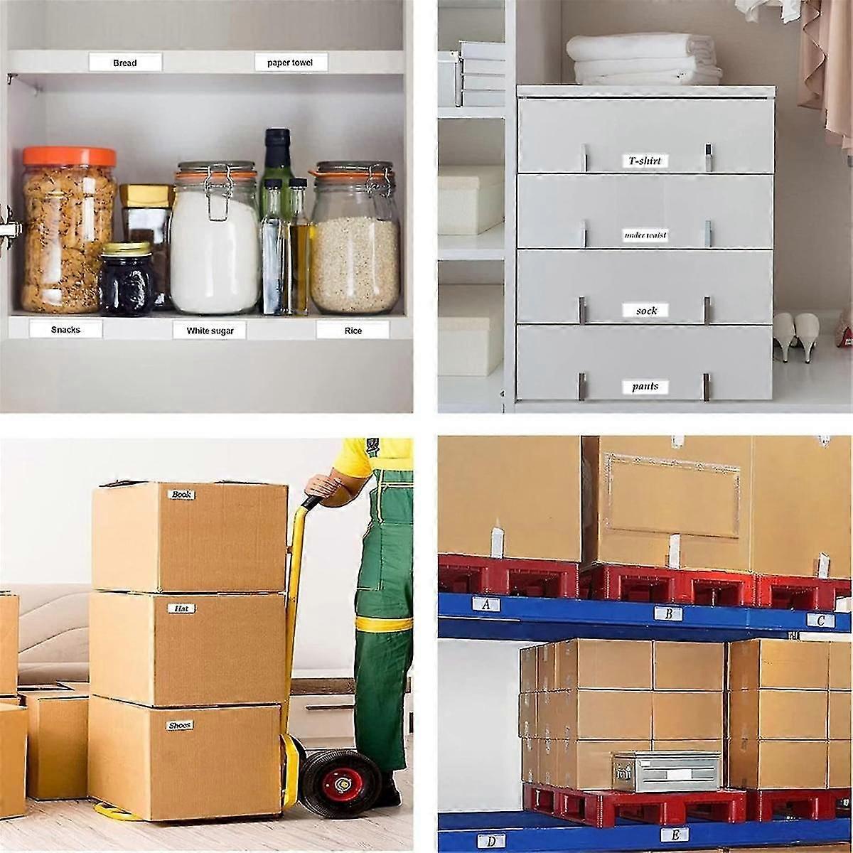 Label Holders Adhesive Shelf Tag Clear Shelf Tag Index Card Pockets ...