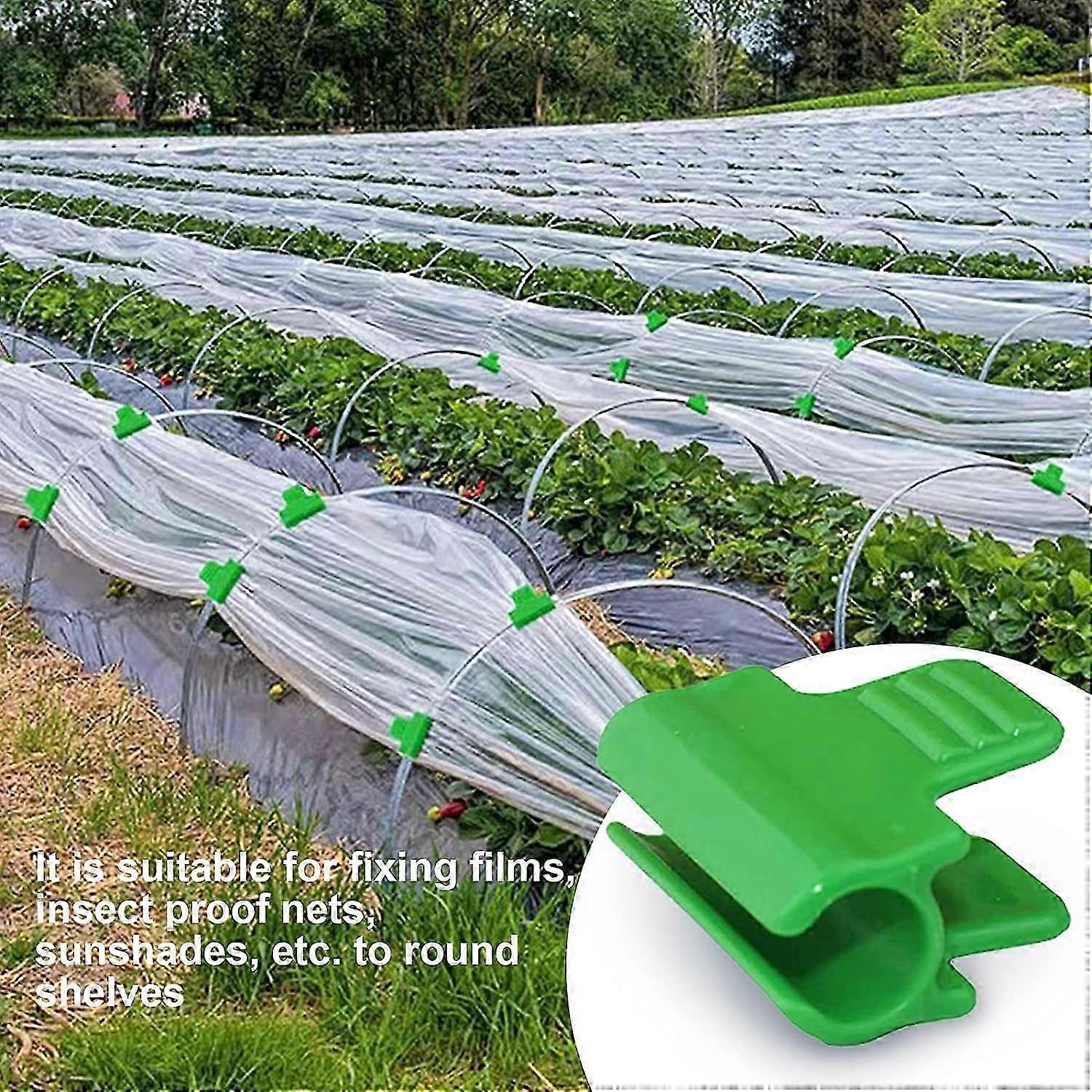 30 Greenhouse Film Clamps, Greenhouse Fixings, 11mm Greenhouse Clip ...