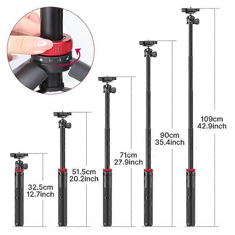 Ulanzi MT-44 42 inch Tripod With Phone Mount Holder | Fruugo UK