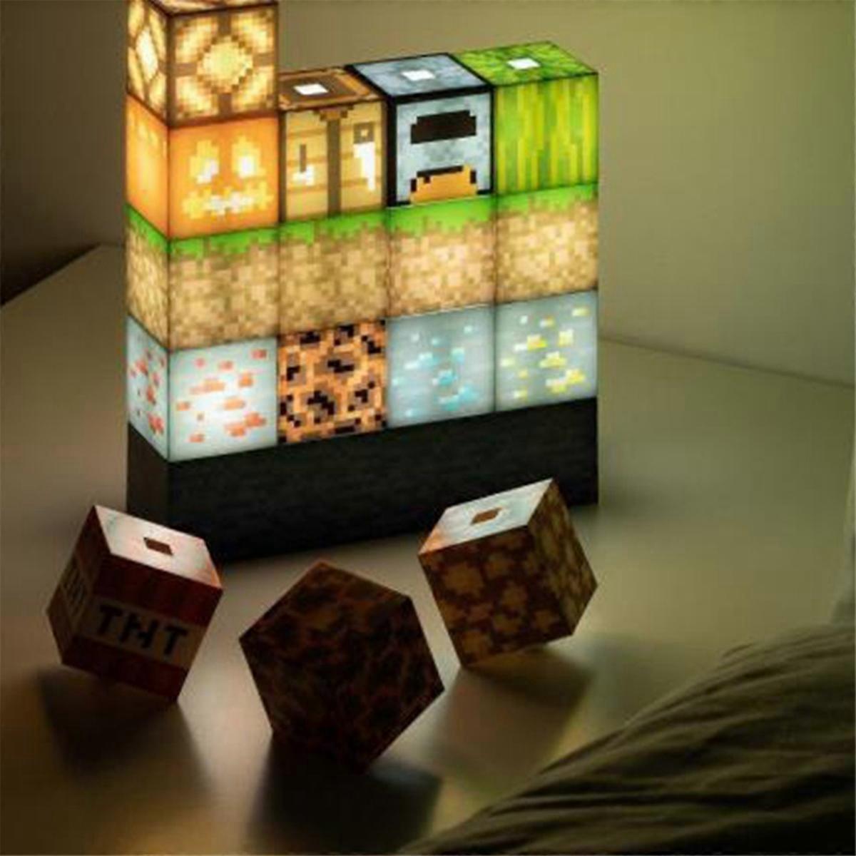 USB Stitching Light Blocks Light Toys Interesting Lamp Creatives Novelty Lamp Toys Square Blocks ...