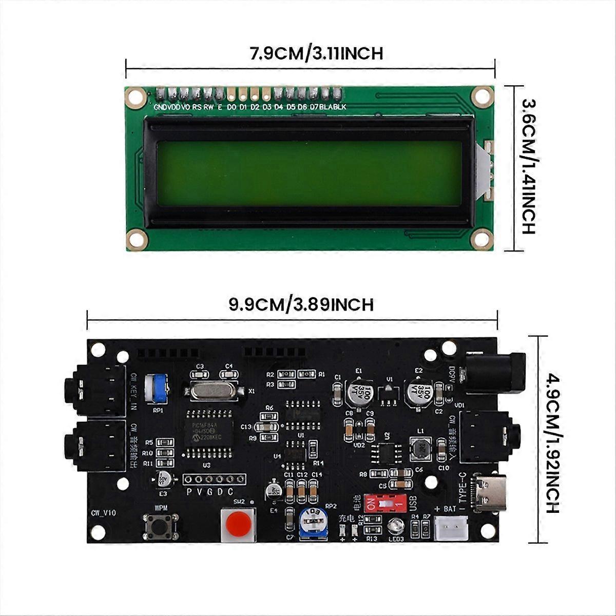 DC 5-12V 500mA Radio Morse Code Decoder Cw Decoder Morse Code Reader ...