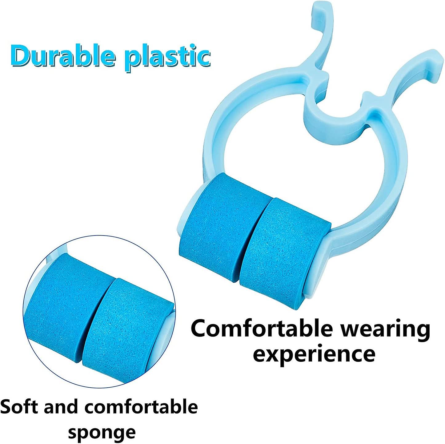 Nose Stop Clips Nasal Nose Stopper Clips Plastic Foam Nose Clips For ...