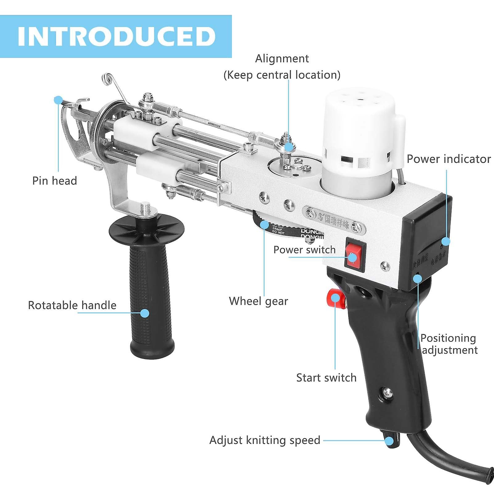 Electric Rug Carpet Tufting Weaving Machine Professional Flocking ...