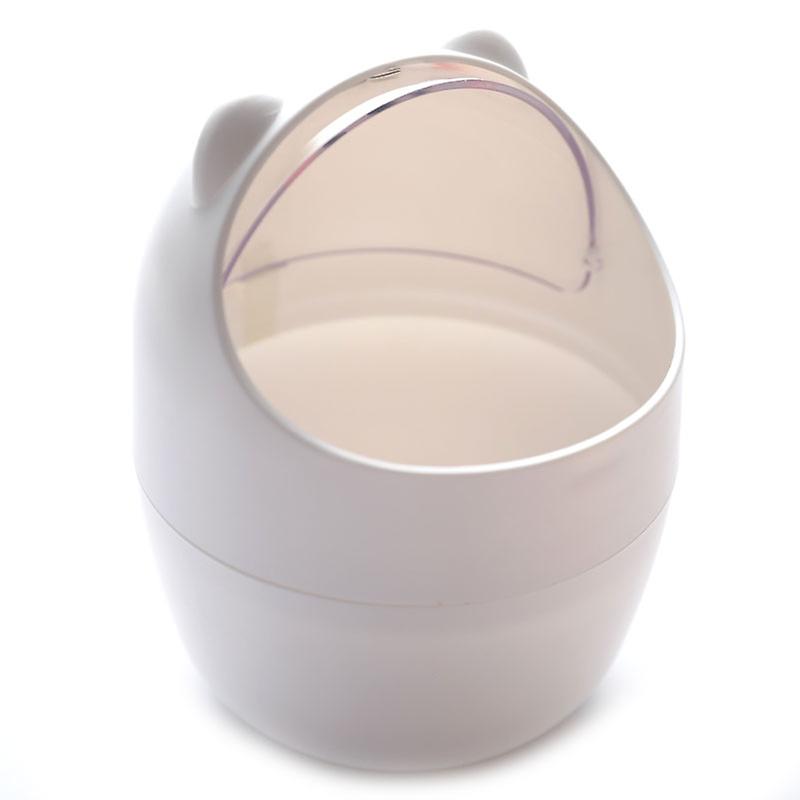 Ins Desktop With Lid Trash Can Mini Kawaii Cute Bear Trash Bin Storage ...