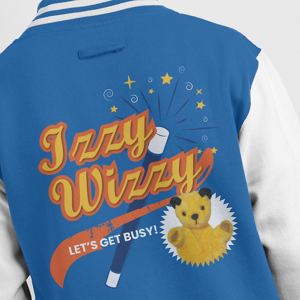 Sooty Magic Wand Izzy Wizzy Let's Get Busy Kid's Varsity Jacket | Fruugo UK