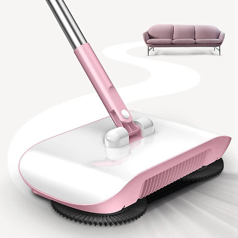 2 In 1 Hand Push Vacuum Cleaner Set Home Sweeper Broom Dustpan Handheld ...