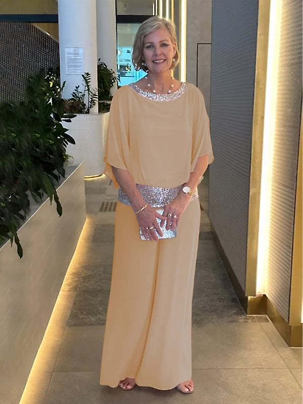 Wedding Pant Suits for Women Elegant Flowy Sequin Asymmetrical Hem Tops ...