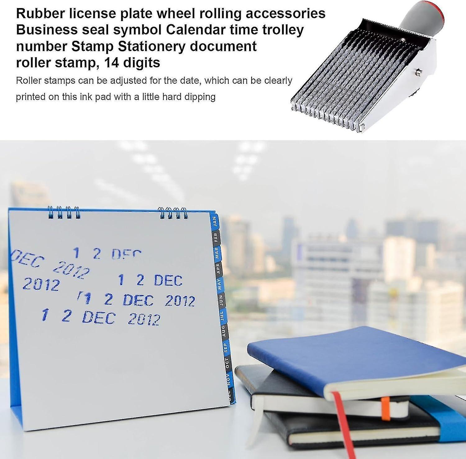 14 Digit Roller Stamps for Fast Speed Letter and Number Marking on ...