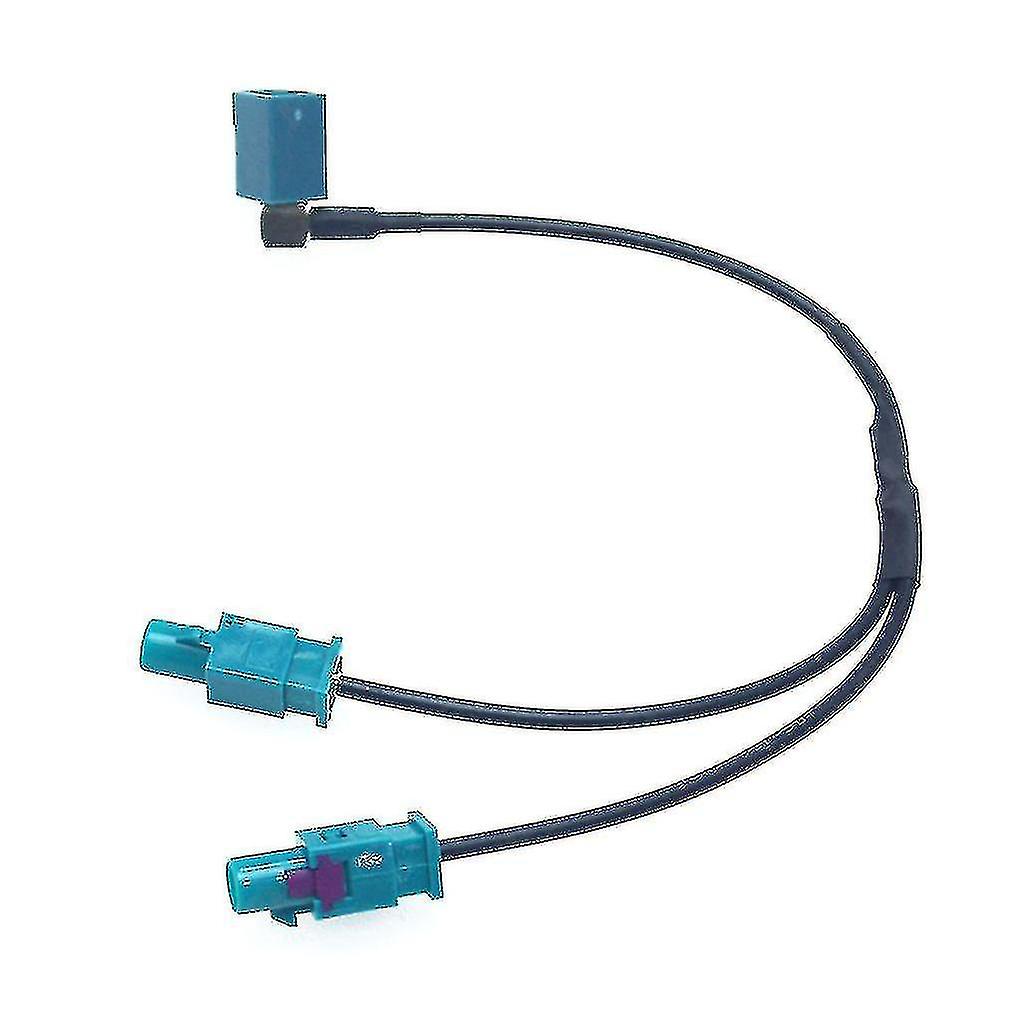Dual-male Fakra Y-splitter To Female Fakra Antenna Adapter Cable Radio ...