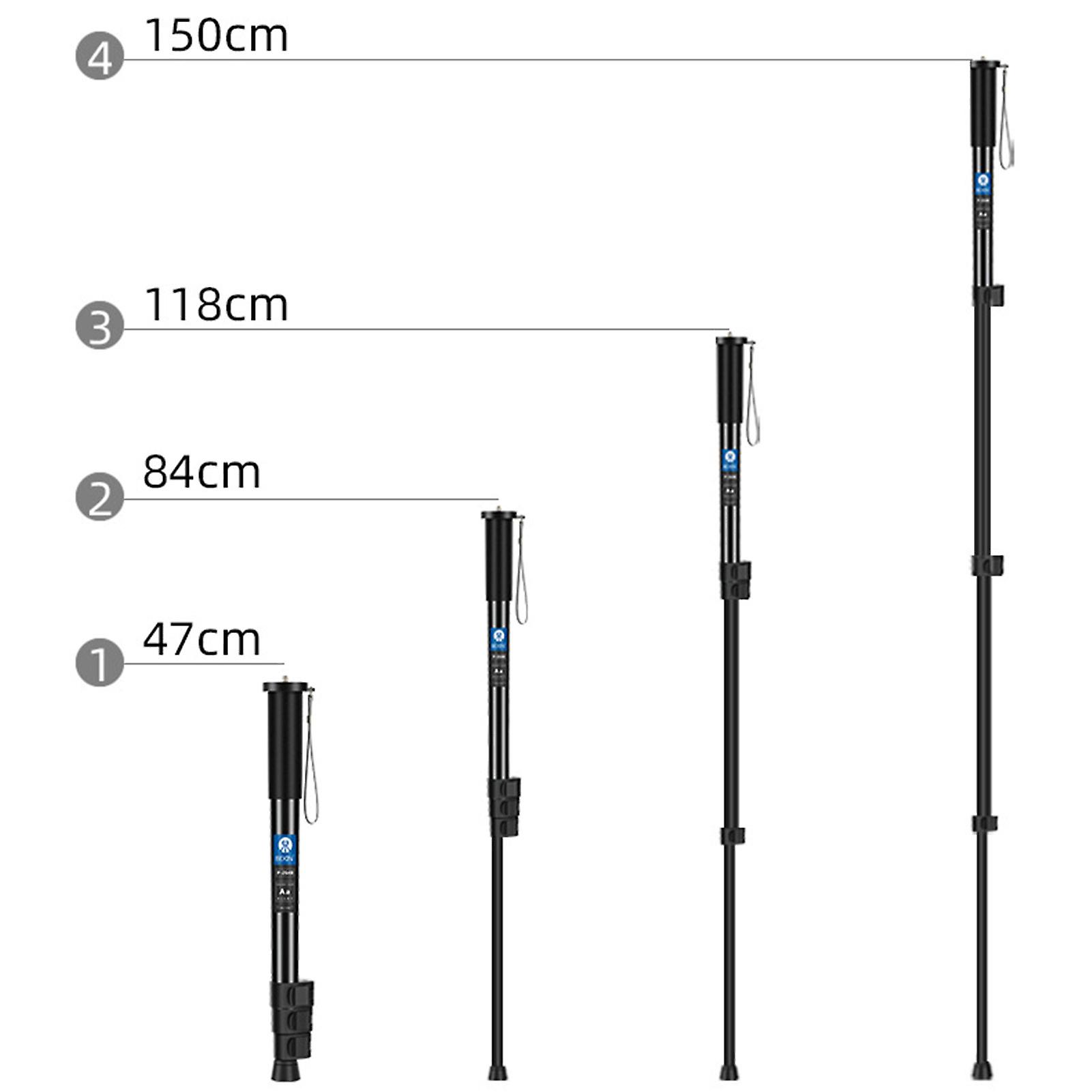 Telescopic Camera Monopod with Detachable Tripod Stand Base for Cameras ...