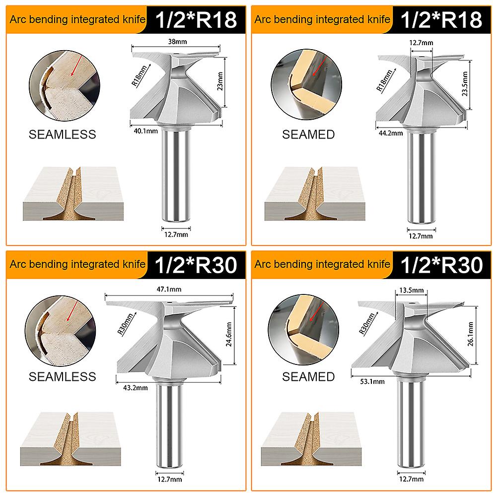 Cabinet Arc Bending Cutter Milling Cutter Groove-Router Bit for ...