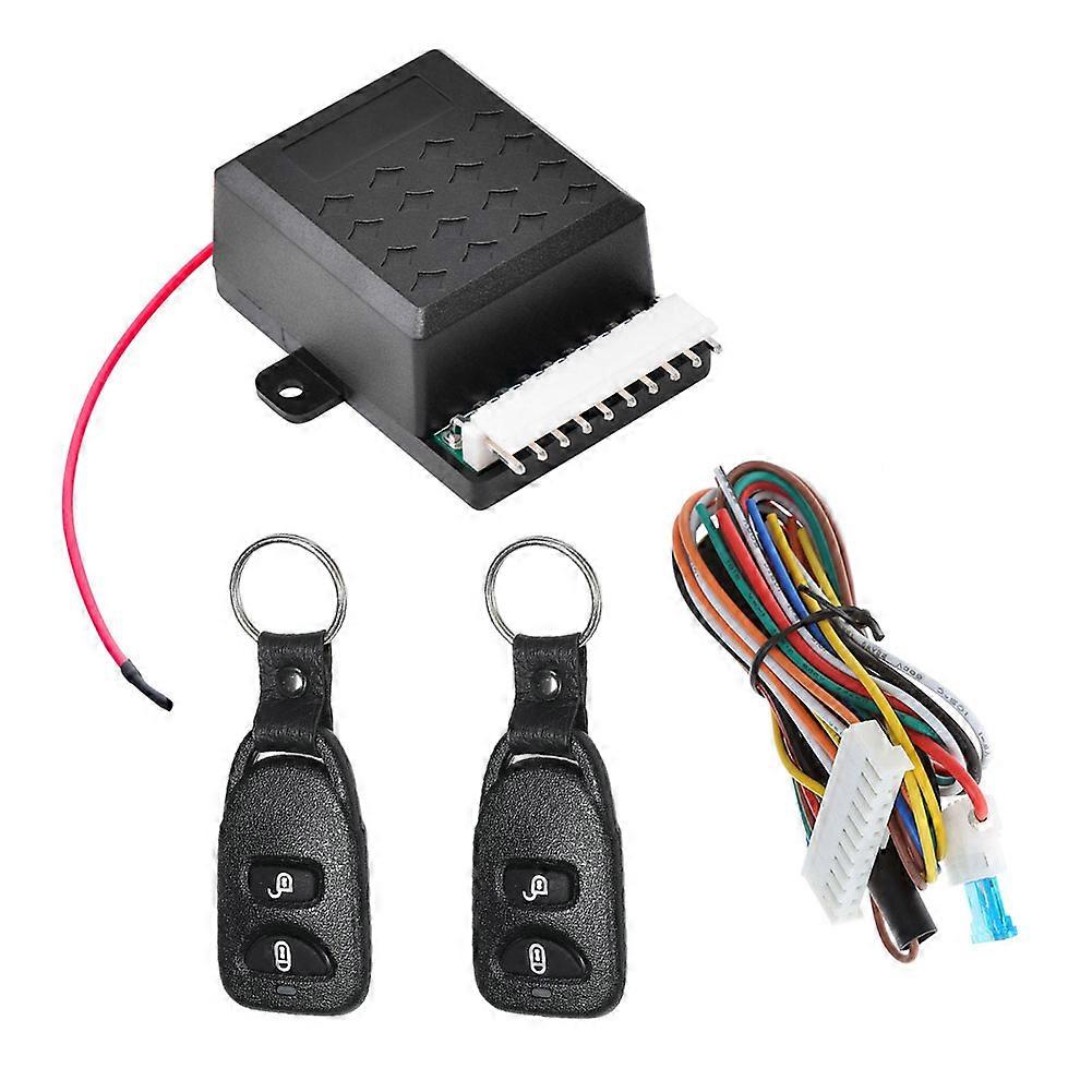 12V Vehicle Car Key Systems Key blade less Entry System with 2 Remote ...