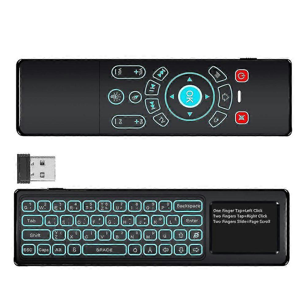 Mini Wireless Keyboard/air Remote Control/mouse/touchpad With White ...
