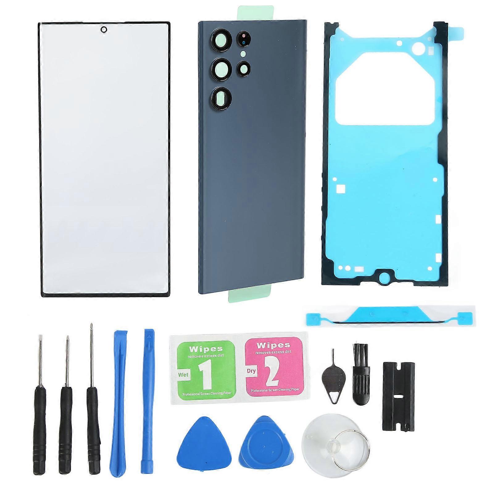 Rear Glass Cover Front Outer Screen Glass Cover Replacement with ...